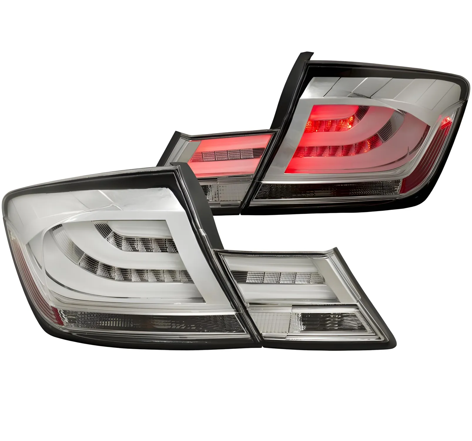 CG Clear LED Tail Lights for 9th Gen Honda Civic