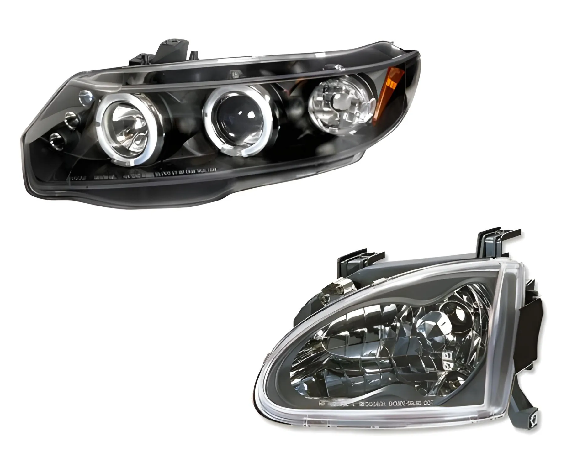 PRO Design Black Headlights for Honda Civic 21 20 19 18 17 16 15 14 13