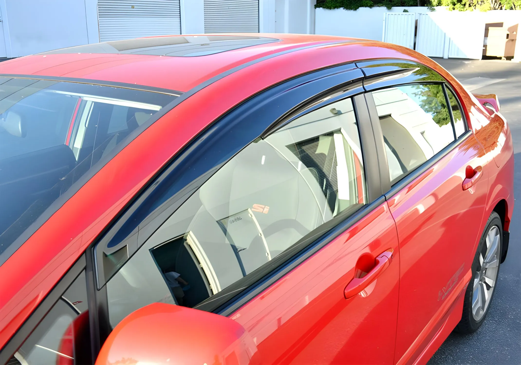 PRO Design Side Window Visors / Deflectors for 2009 Honda Civic
