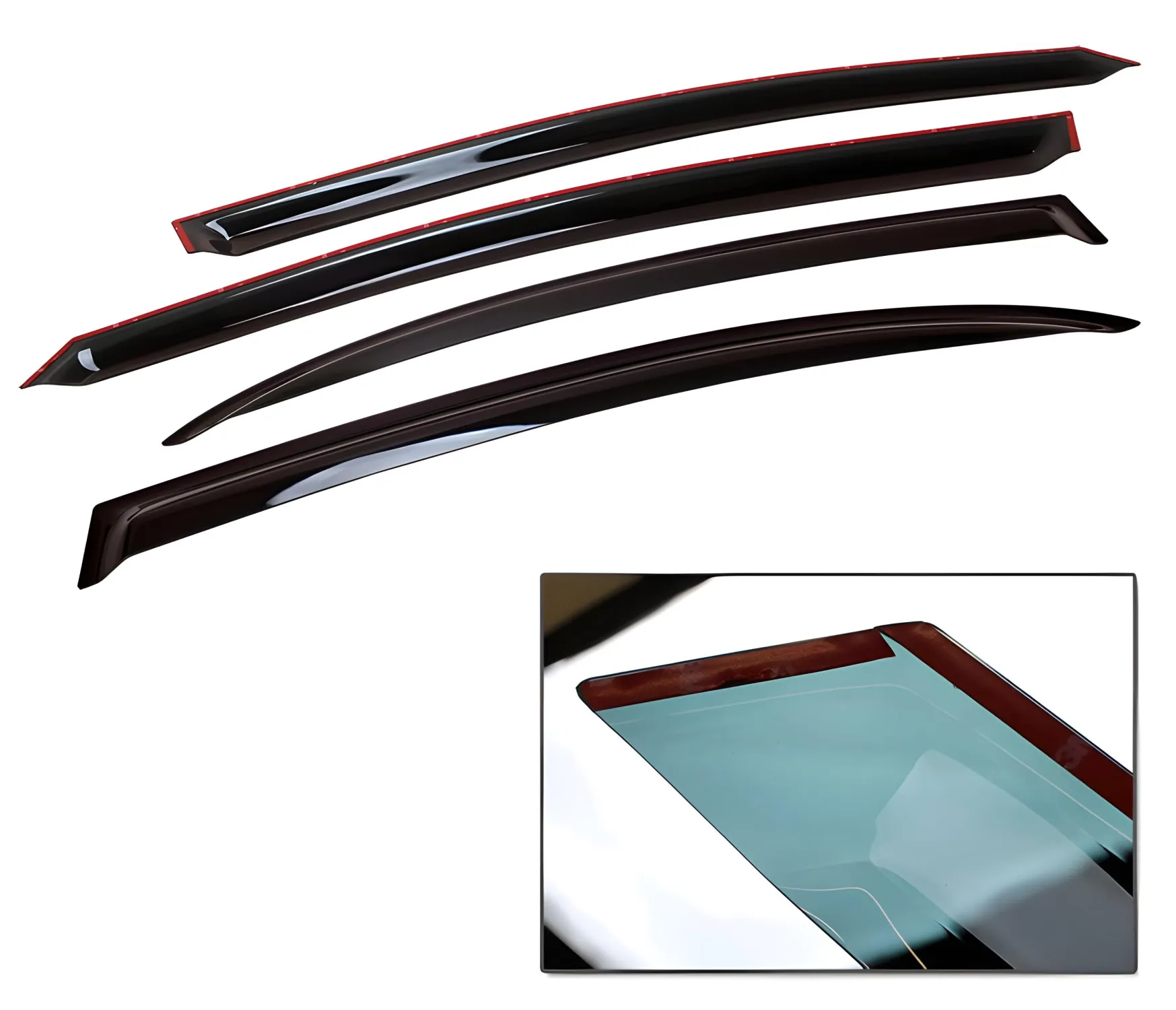 PRO Design Side Window Visors / Deflectors for Honda Civic 26 25 24 23