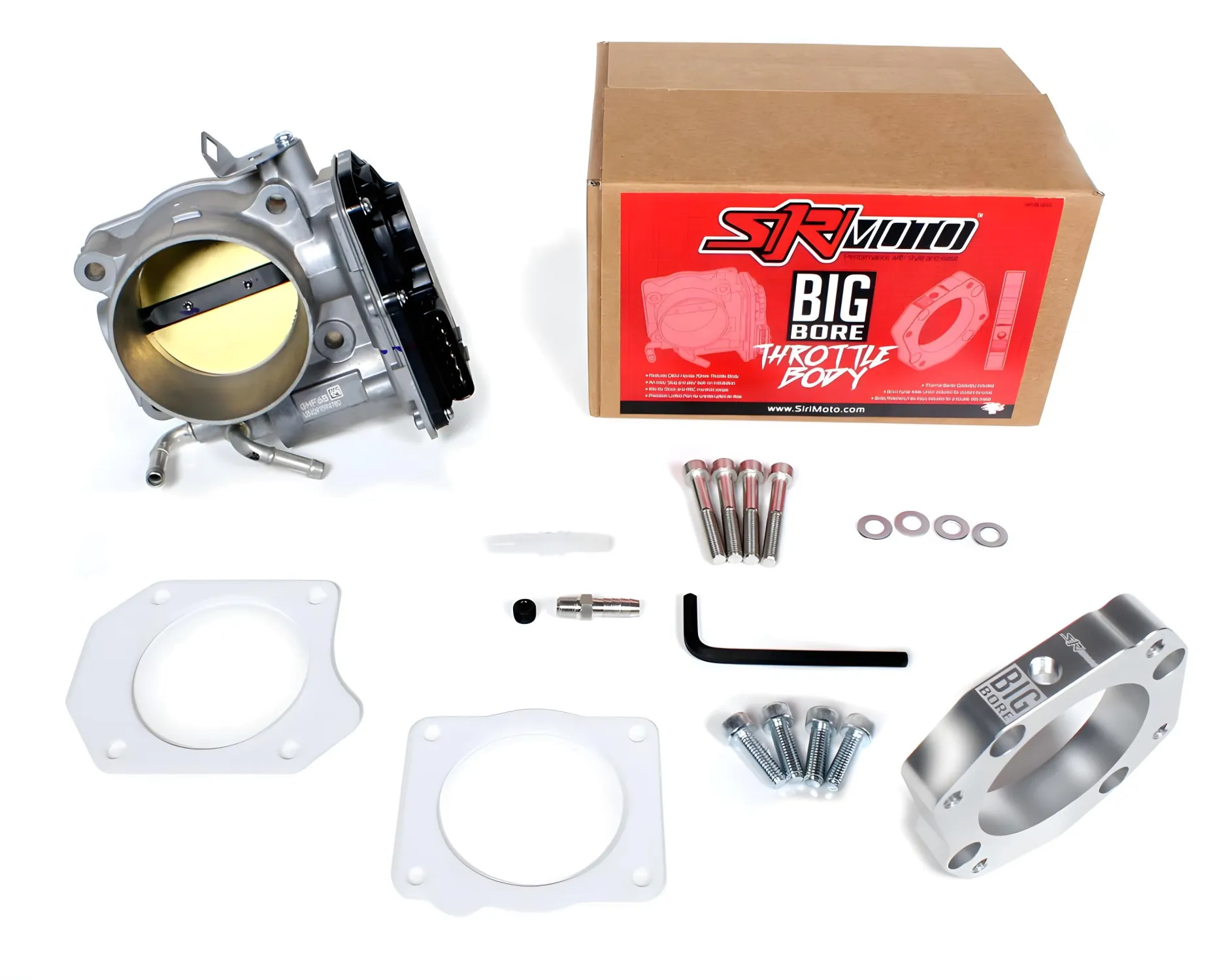 SiriMoto Big Bore Throttle Body Upgrade Kit for Honda Civic 15 14 13 12