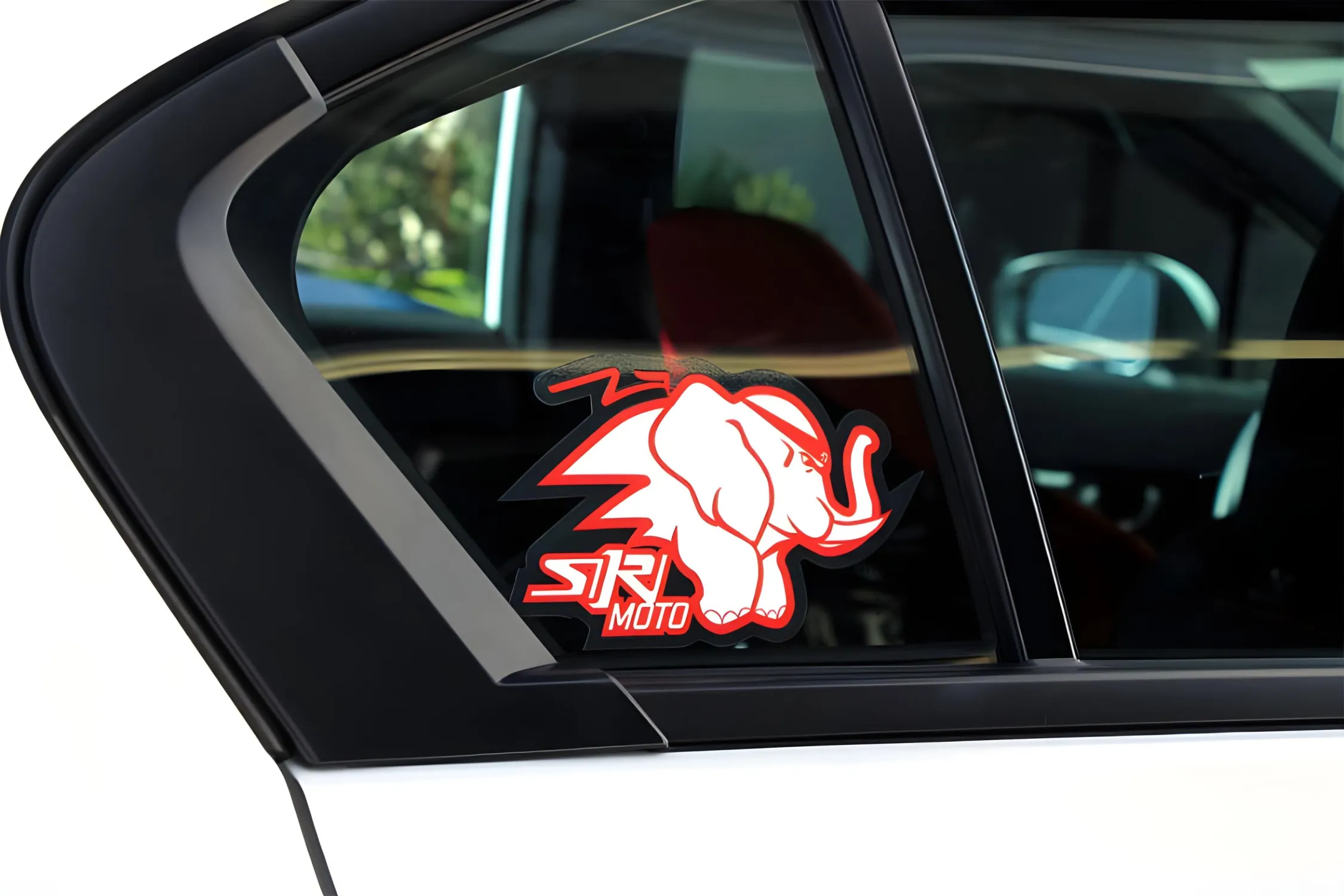 SiriMoto Elephant Mascot Die Cut Vinyl Decal for 2026 Honda Civic