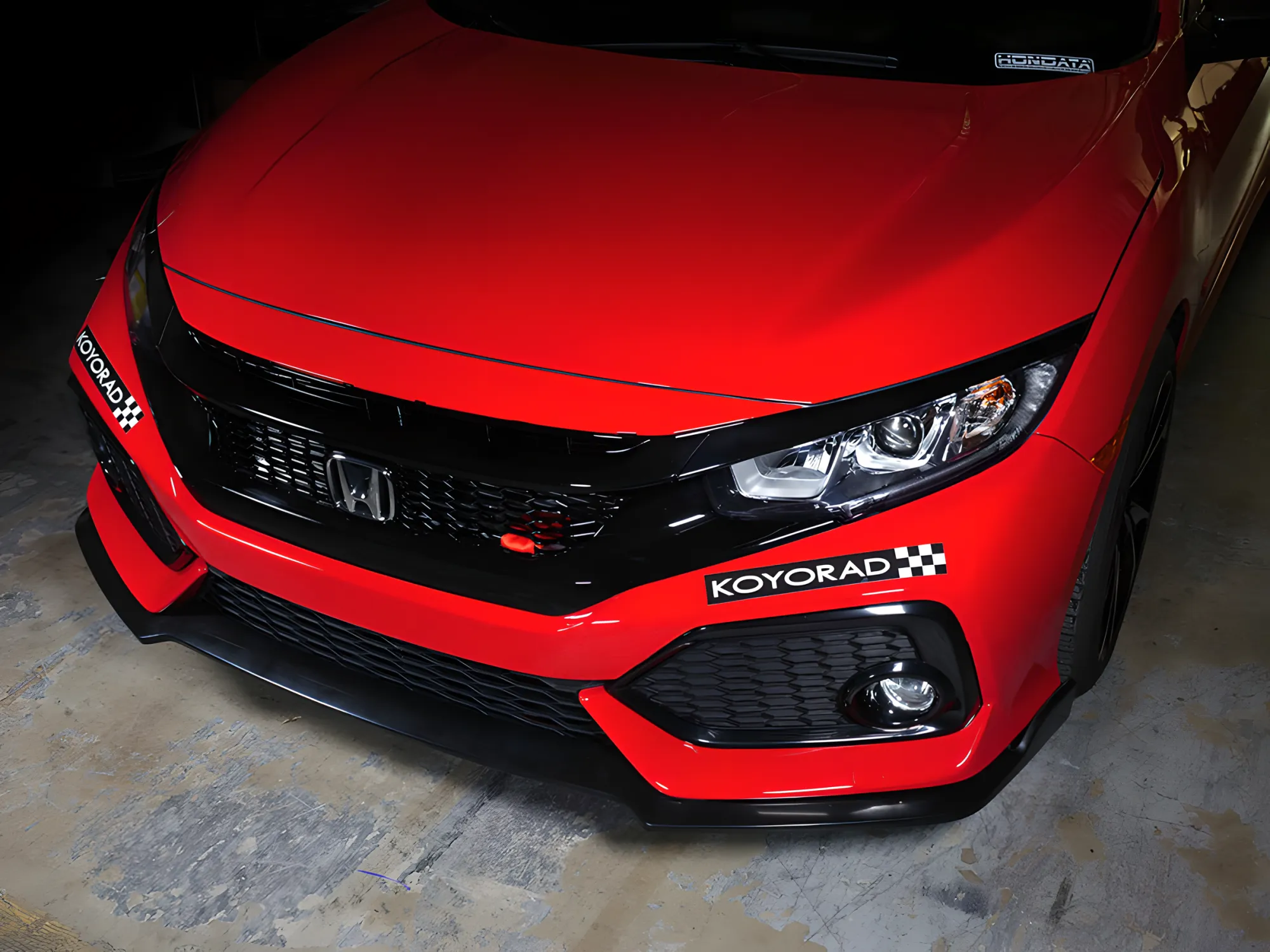 PRO Design Track Style Front Lip for 2020 Honda Civic