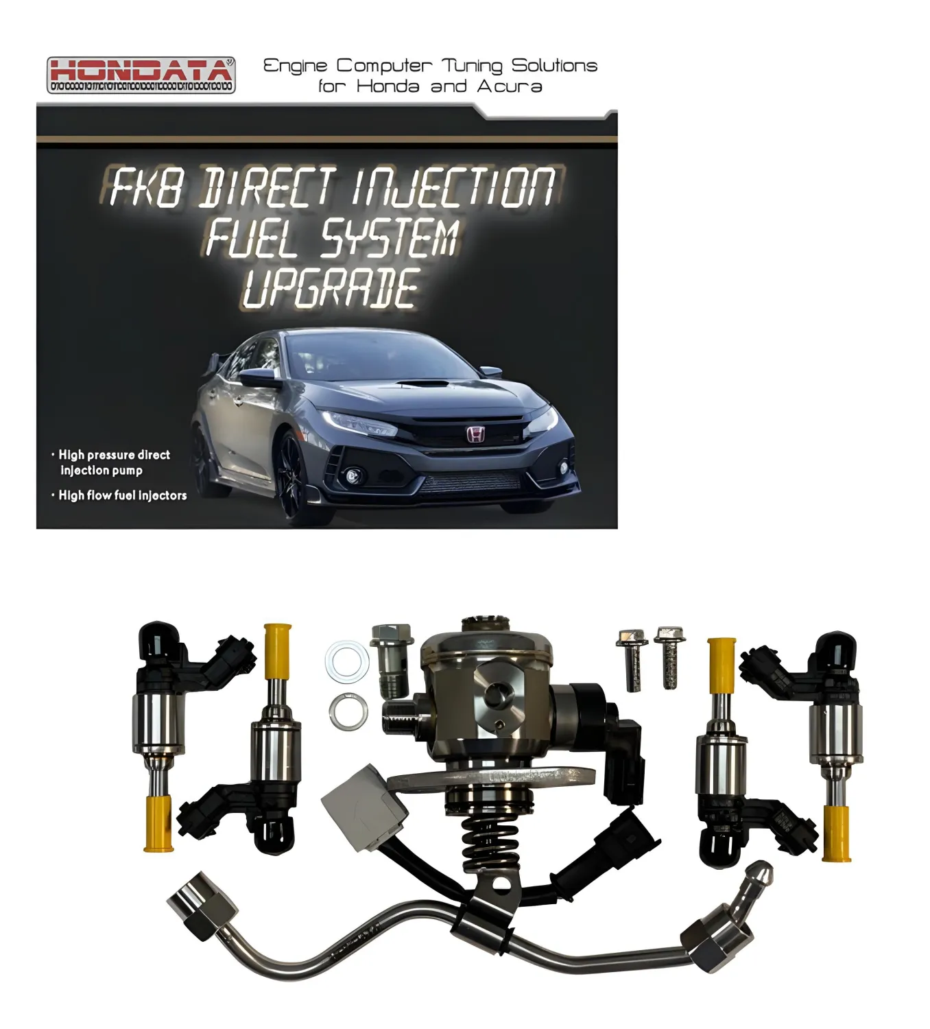 Hondata Civic FK8 FL5 / Integra DE5 Fuel System Upgrade for 2024 Honda ...