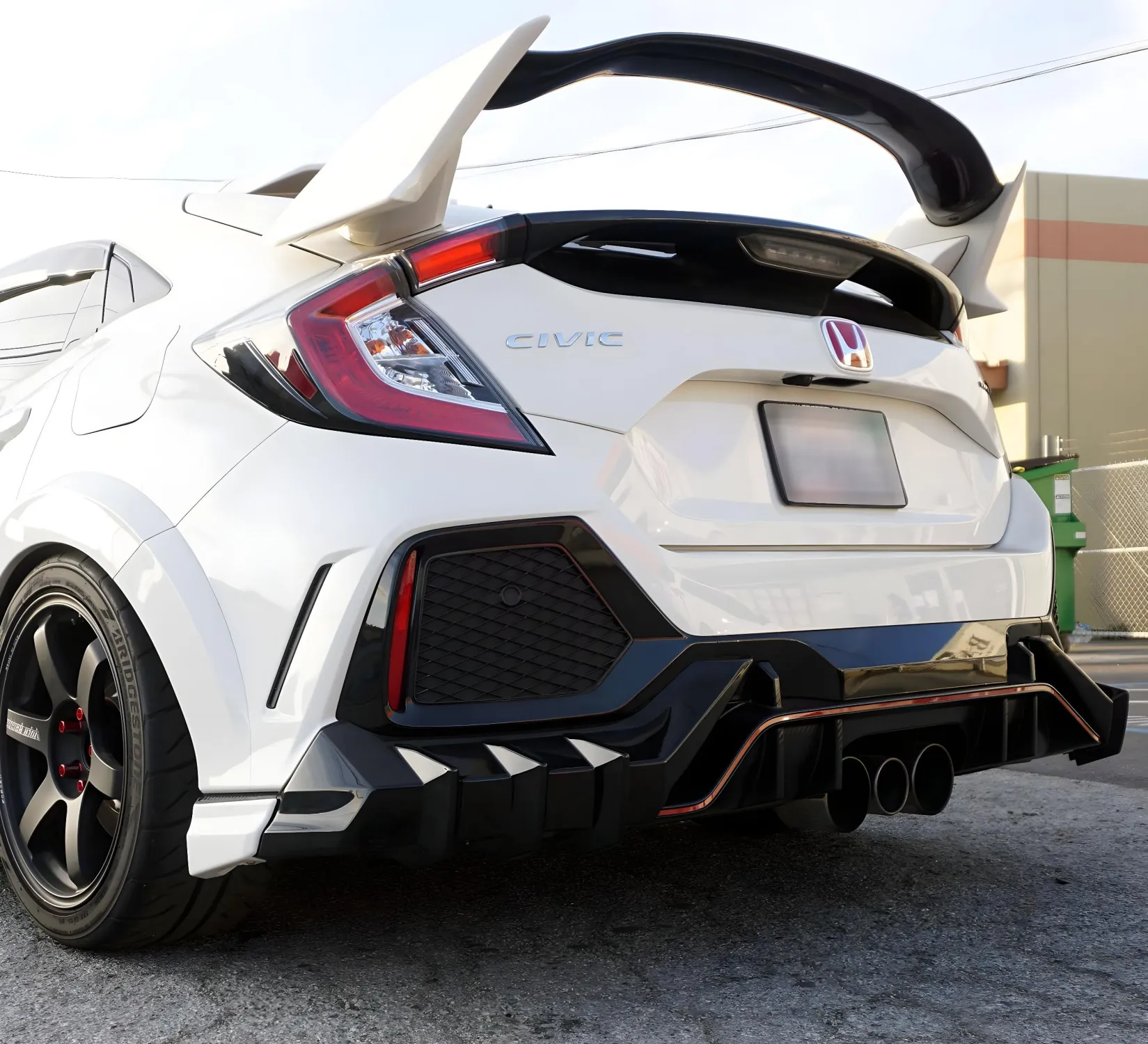PRO Design MG FK8 Style Rear Lip for 10th Gen Honda Civic
