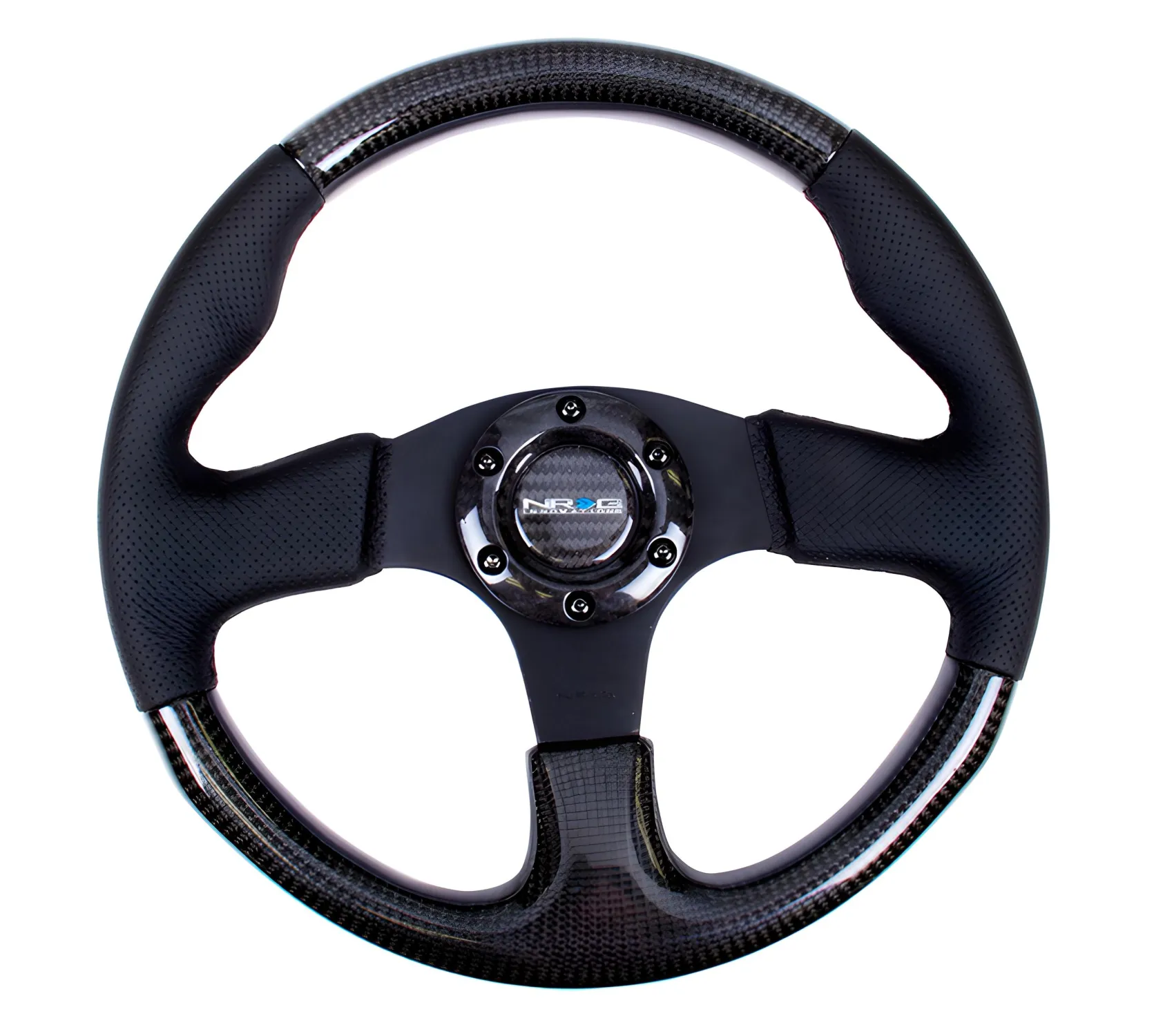 NRG Carbon Fiber Steering Wheel for 8th Gen Honda Civic